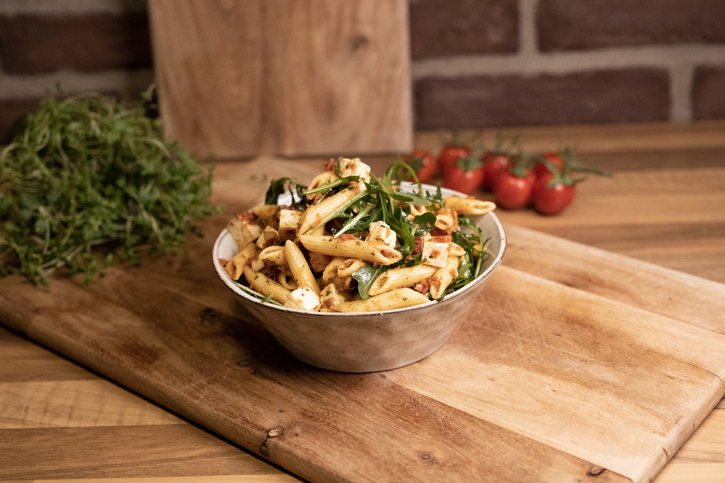 Pastasallad med salladsost - Citybutikerna catering – Ica Citybutikerna